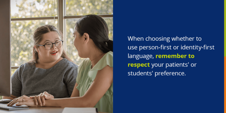 Person-First vs. Identity-First Language | ERI